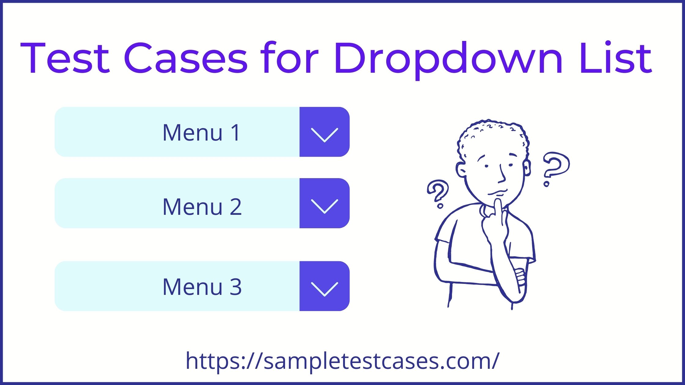 Test Cases For Drop Down List