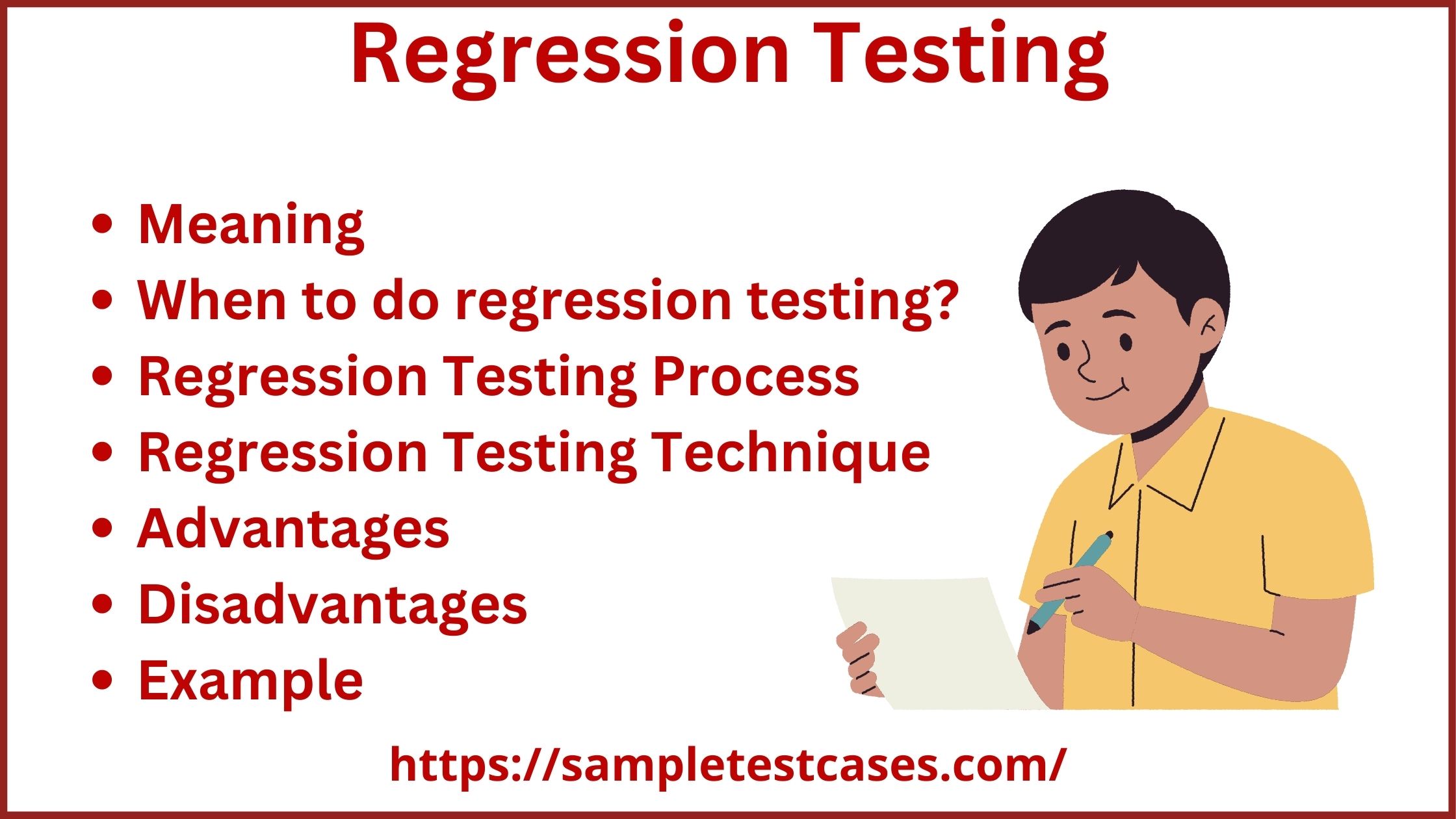 Regression Testing Facts Sample Test Cases Stories Regression Testing Facts Sample Test Cases Stories
