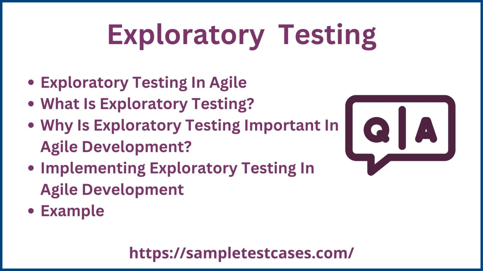 Sample Test Cases - Just Think and Execute
